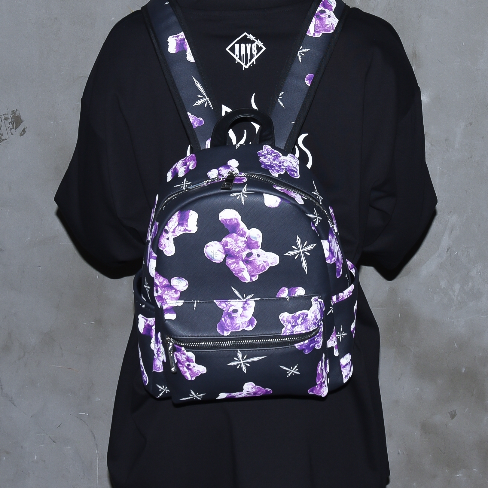 [ACRO TOKYO][TRAVAS TOKYO] Backpack covered with bear prints